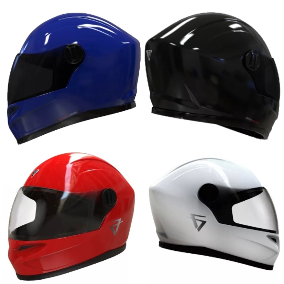 Casco Integral Vertigo V32 Vanguard L Negro Brillante | AZKAR