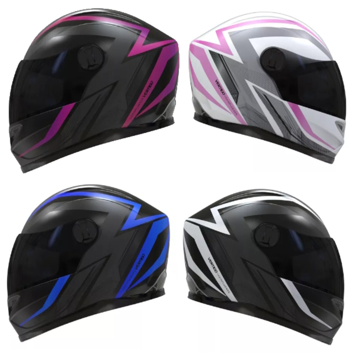 Casco Integral Vertigo V32 Influence Rojo/negro Brillo XL | AZKAR